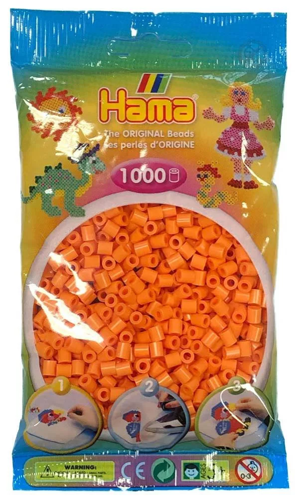 Hama vasalható gyöngy - 1000 db-os Barackszín Midi 20779 - jatek