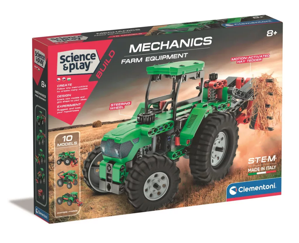 Clementoni - Mechanikai labor - Traktor építőkészlet | Játéklige
